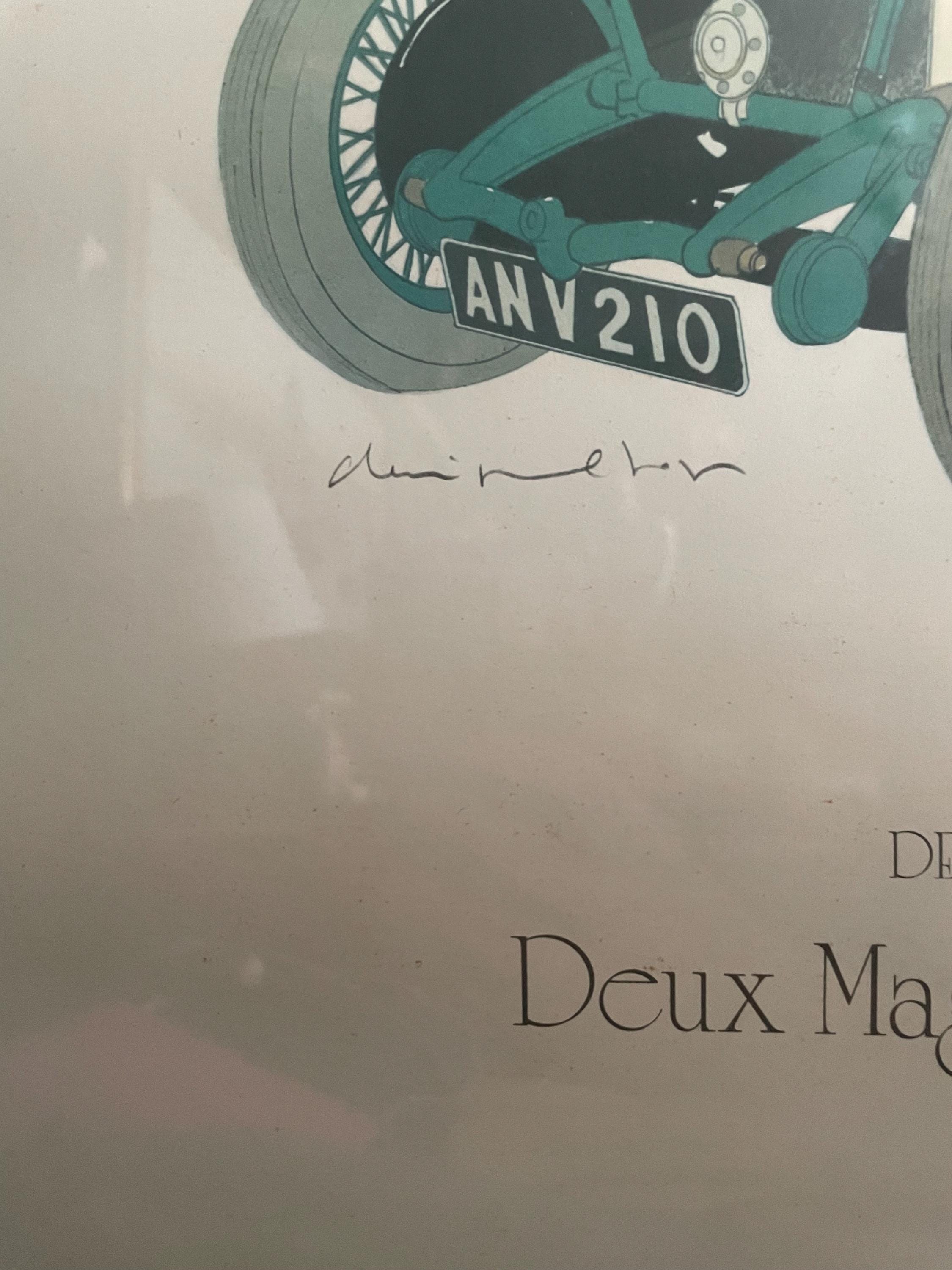 Deux Magots by Denis Paul Moyer Signed Print - Etsy