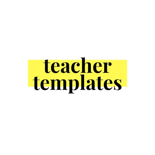 Templates4Teachers - Etsy