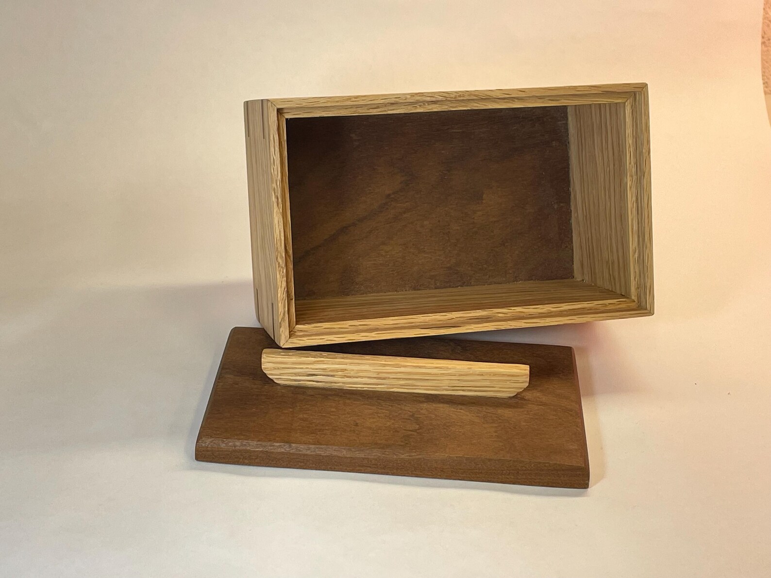 Ornamental Wooden Box Walnut & Oak - Etsy