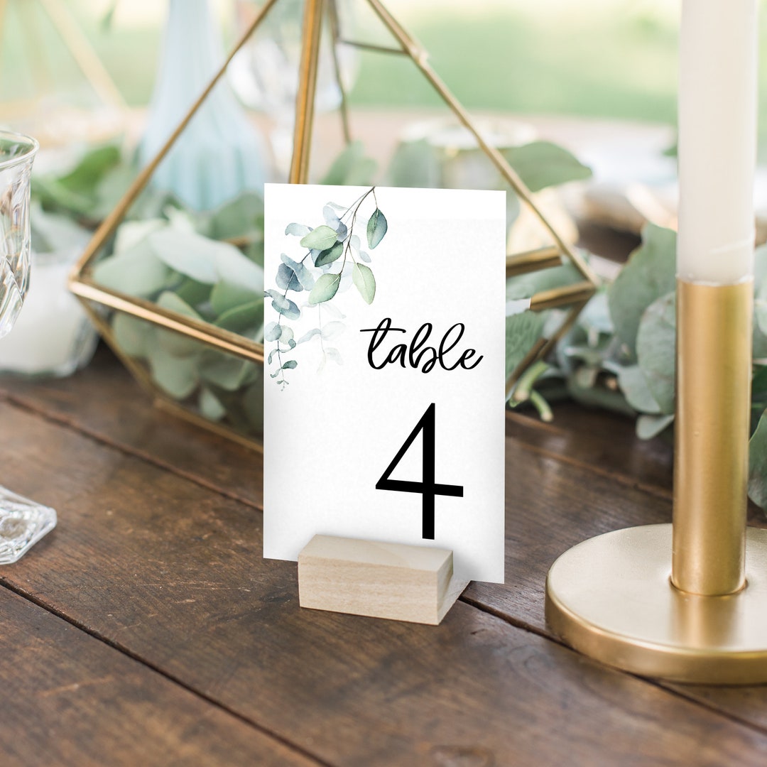 INSTANT DOWNLOAD Table Numbers Printable, Numbers 1-40 Included Print ...