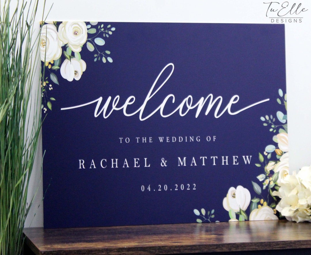 Custom Wedding Welcome Sign, Wedding Picture Sign, Wedding Print Sign ...