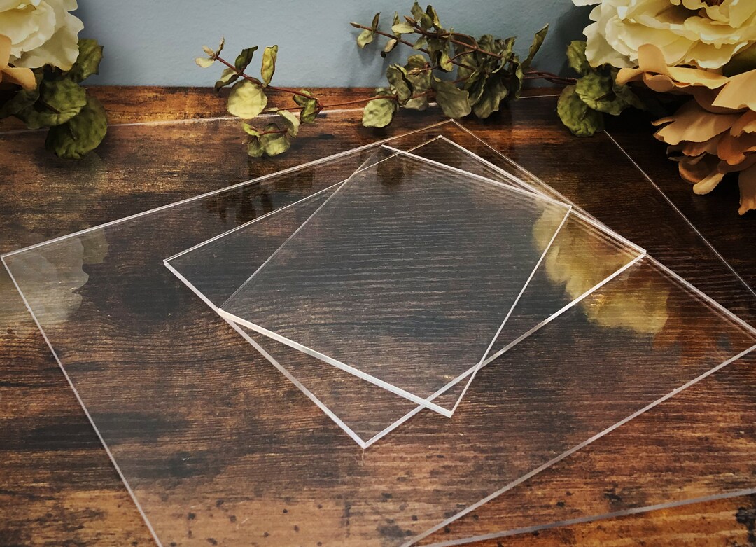 Clear Acrylic Blanks DIY Wedding Sign Blank Sheet Acrylic Blank Name ...