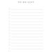 Blank Daily to Do List, Productivity, Tasks, List, Checklist, Daily ...