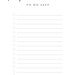 Blank Daily to Do List, Productivity, Tasks, List, Checklist, Daily ...