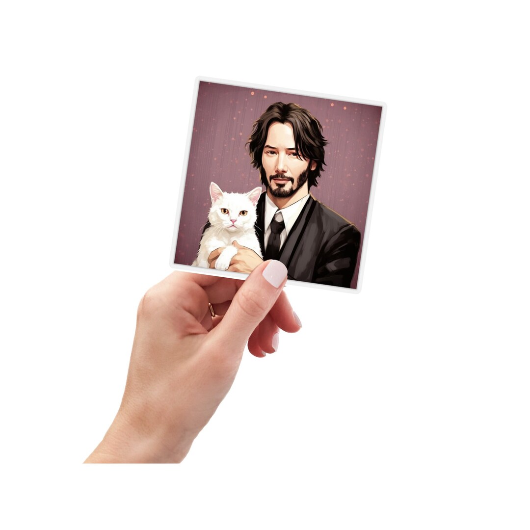 Keanu Reeves Sticker Keanu Reeves - Etsy