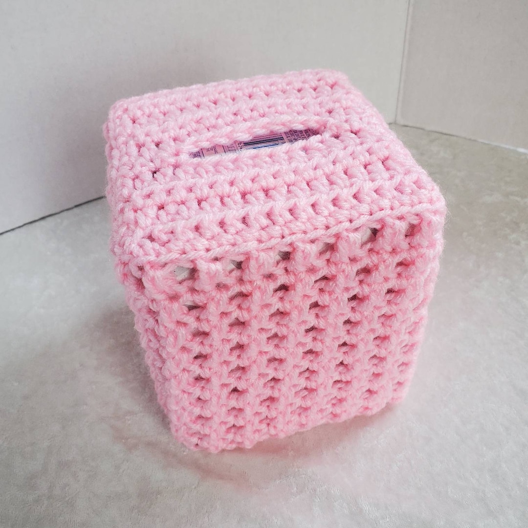 Cube Tissue Box Cover, Fits Most Cube/boutique Boxes, Home Office Desk ...