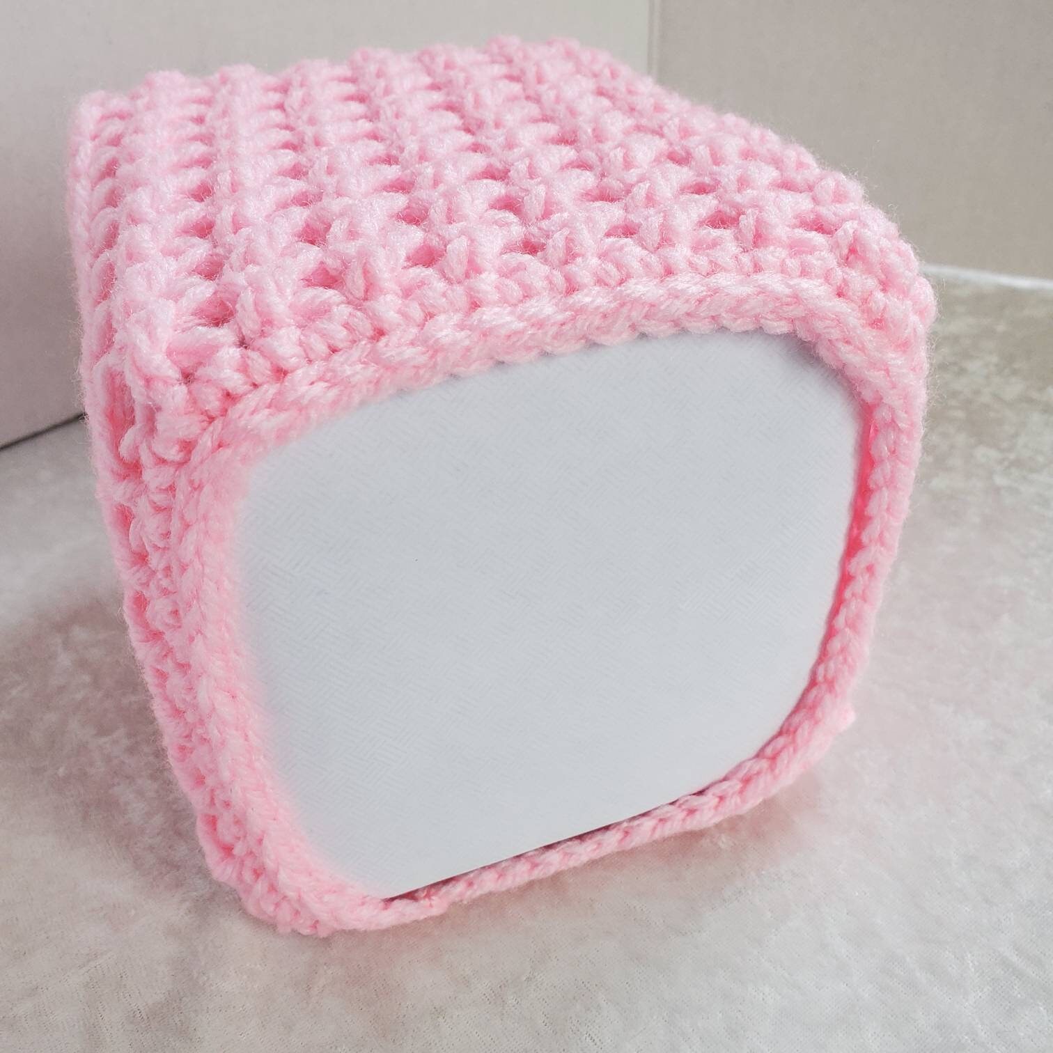 Cube Tissue Box Cover, Fits Most Cube/boutique Boxes, Home Office Desk ...