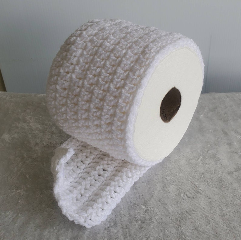 Toilet Paper Inspired Toilet Paper Cover, Fits Jumbo/mega Rolls ...