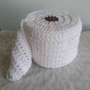 Toilet Paper Inspired Toilet Paper Cover, Fits Jumbo/mega Rolls ...