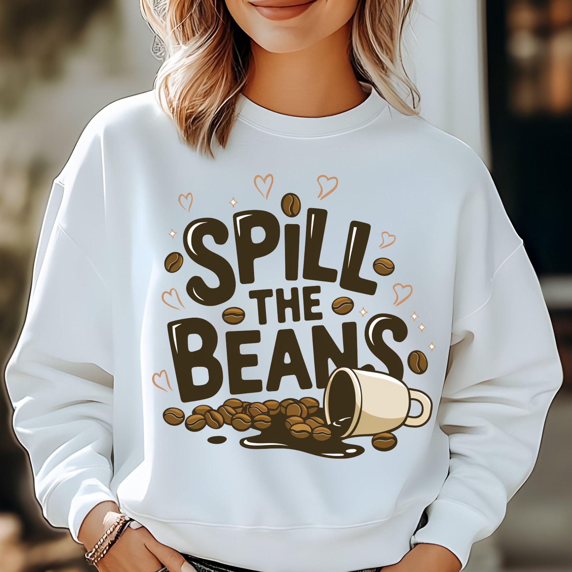 Spill the Beans Png, Coffee Bean Png, Falling Coffee Beans Png File ...