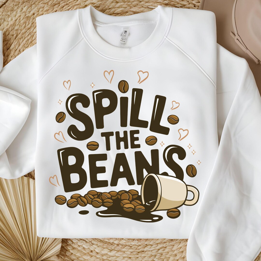 Spill the Beans Png, Coffee Bean Png, Falling Coffee Beans Png File ...