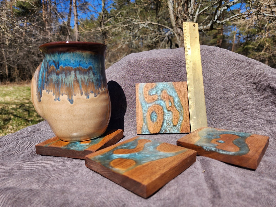 River Coasters, Epoxy River Coasters - Etsy