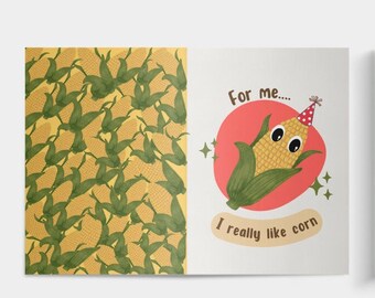 It's Corn Funny Birthday Card Printable Download Funny Its Corn ...