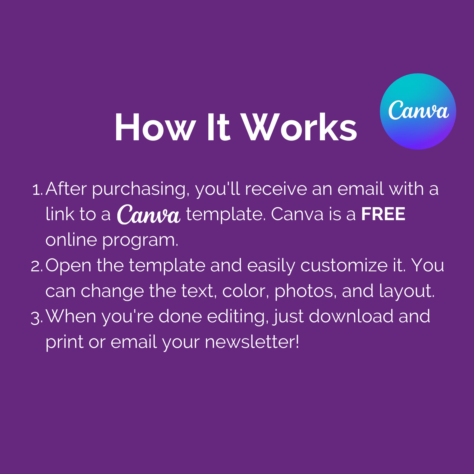 Troop Newsletter Template School Club Update Editable in Canva 8.5 X 11 ...