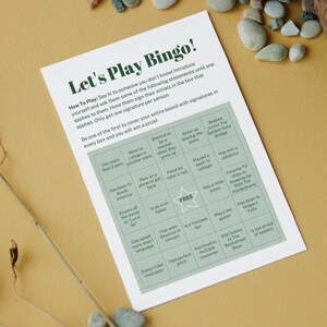 Human Bingo Card Editable & Printable Icebreaker Team - Etsy