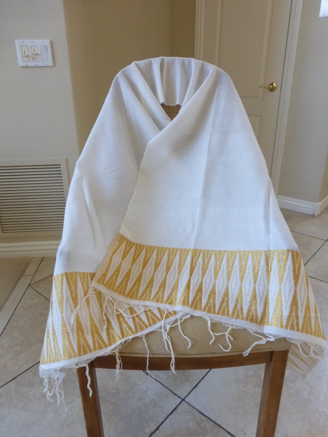 Vintage Ethiopian Woman's Gabi shawl - Etsy