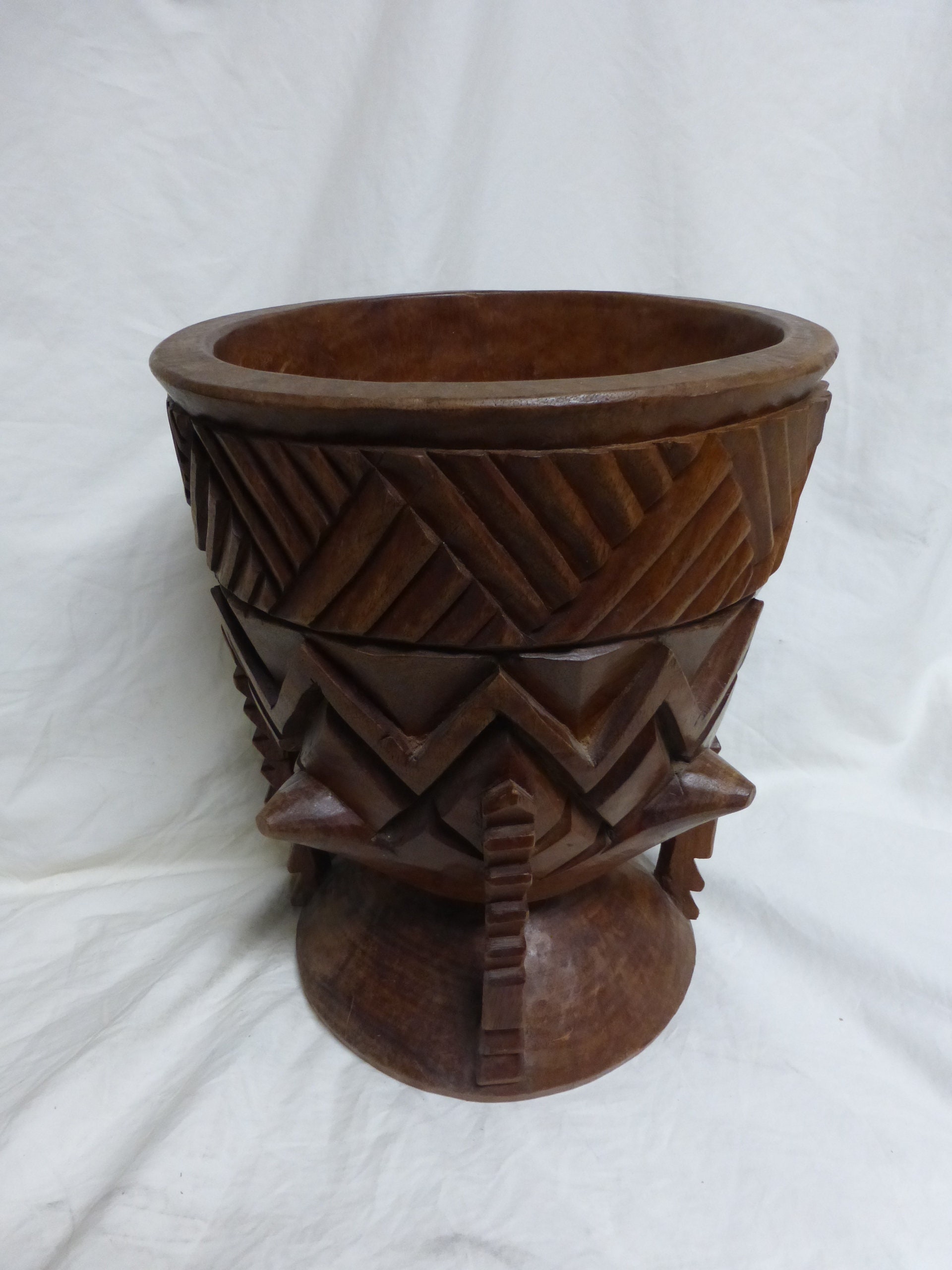 Antique Nigerian Wooden Nupe Pot - Etsy