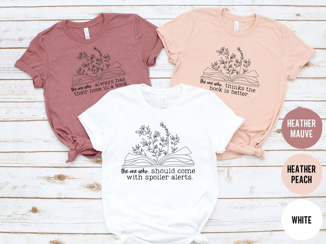 Custom Book Club Shirts Team Shirts for Reader Shirt for Book Lover ...