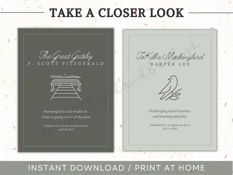 Aesthetic Book Posters Minimalist Book Poster Simple Book - Etsy