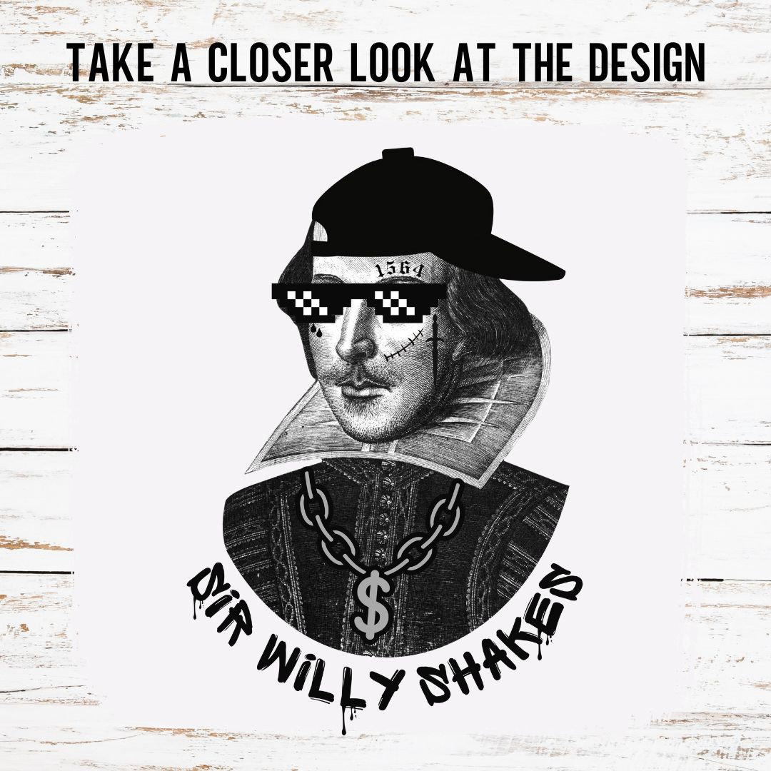 William Shakespeare Shirt Shakespeare Tshirt Sir Willy Shakes Shirt ...