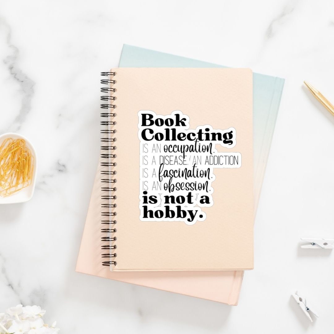 Book Addict Sticker Book Sticker Reading Sticker Book - Etsy