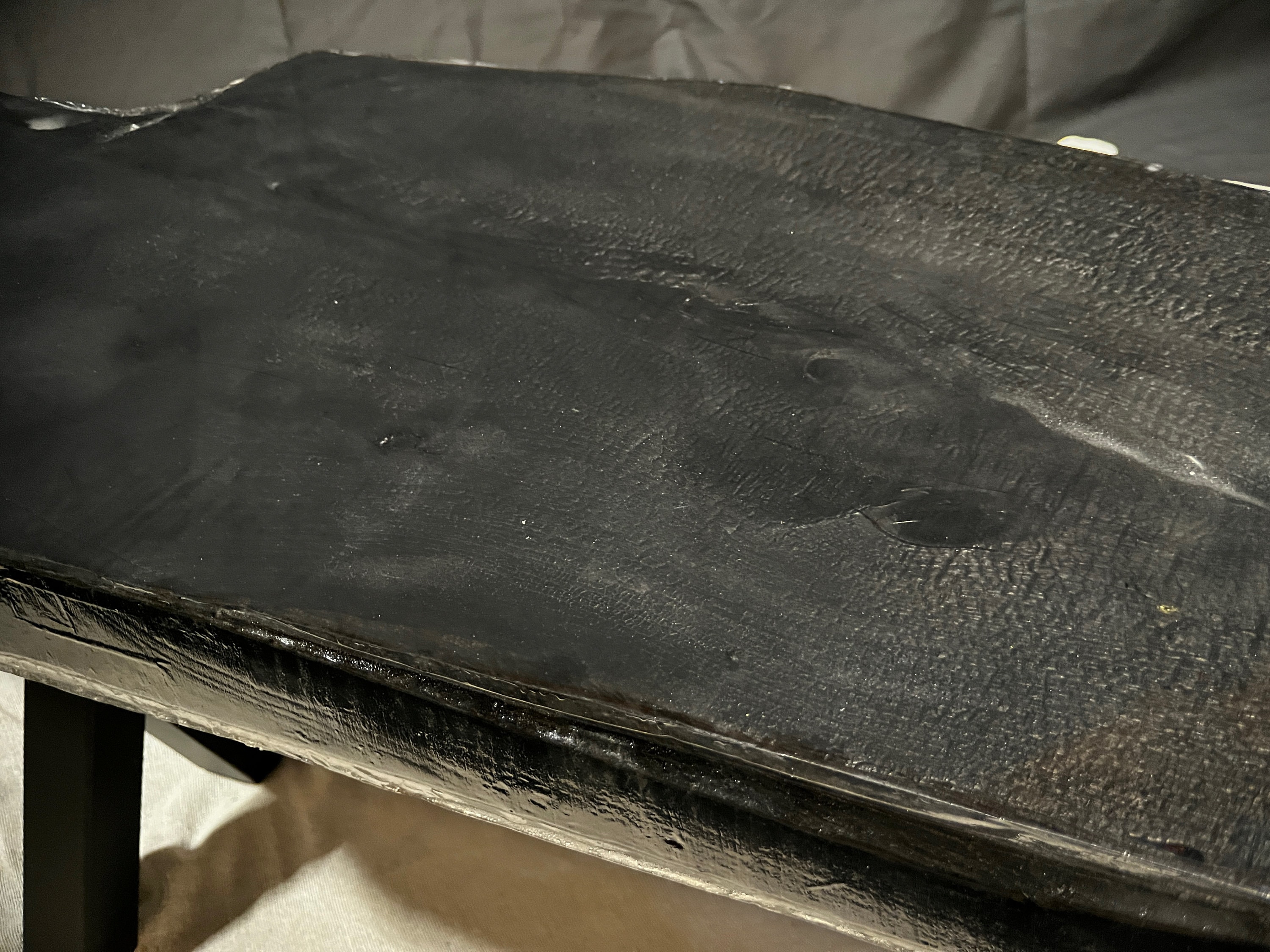 The Black Mirror - Shou Sugi Ban Charred Cedar Live Edge Coffee & End ...