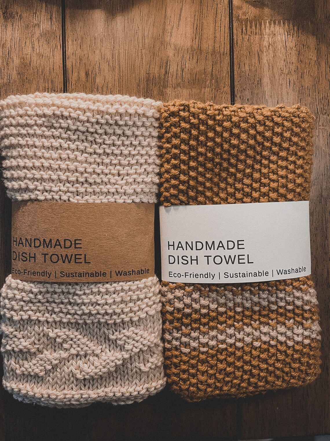 PRINTABLE Modern Dishcloth & Washcloth Wrap Labels, DIY Knit Crochet ...