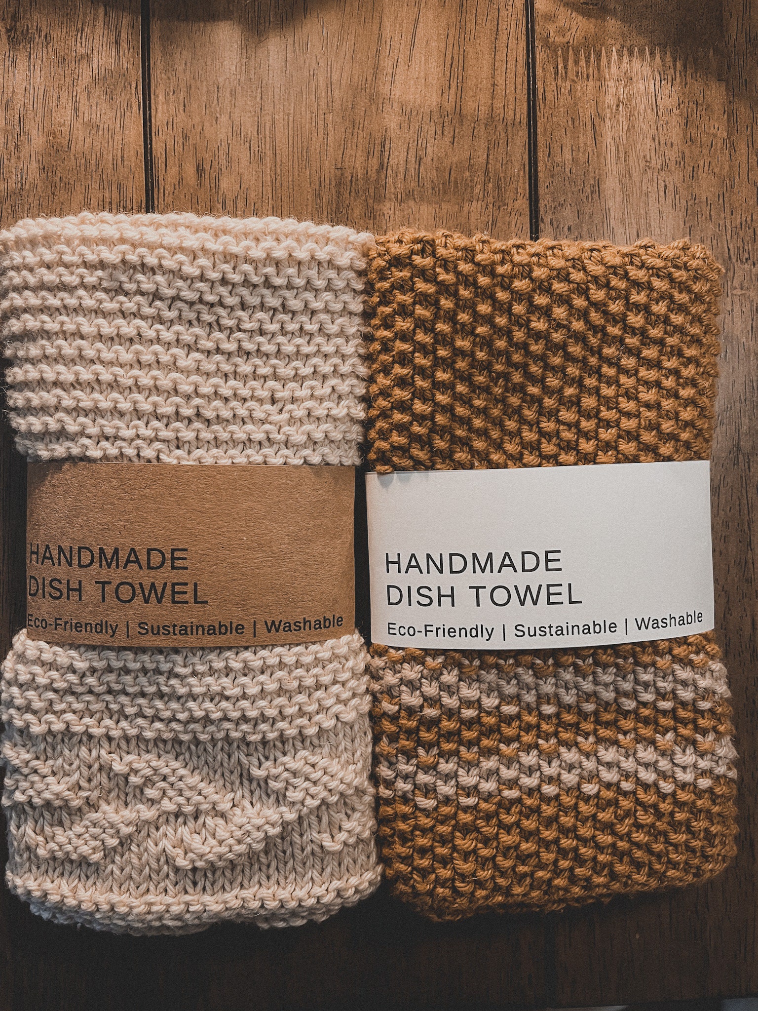 PRINTABLE Modern Dishcloth & Washcloth Wrap Labels, DIY Knit Crochet ...