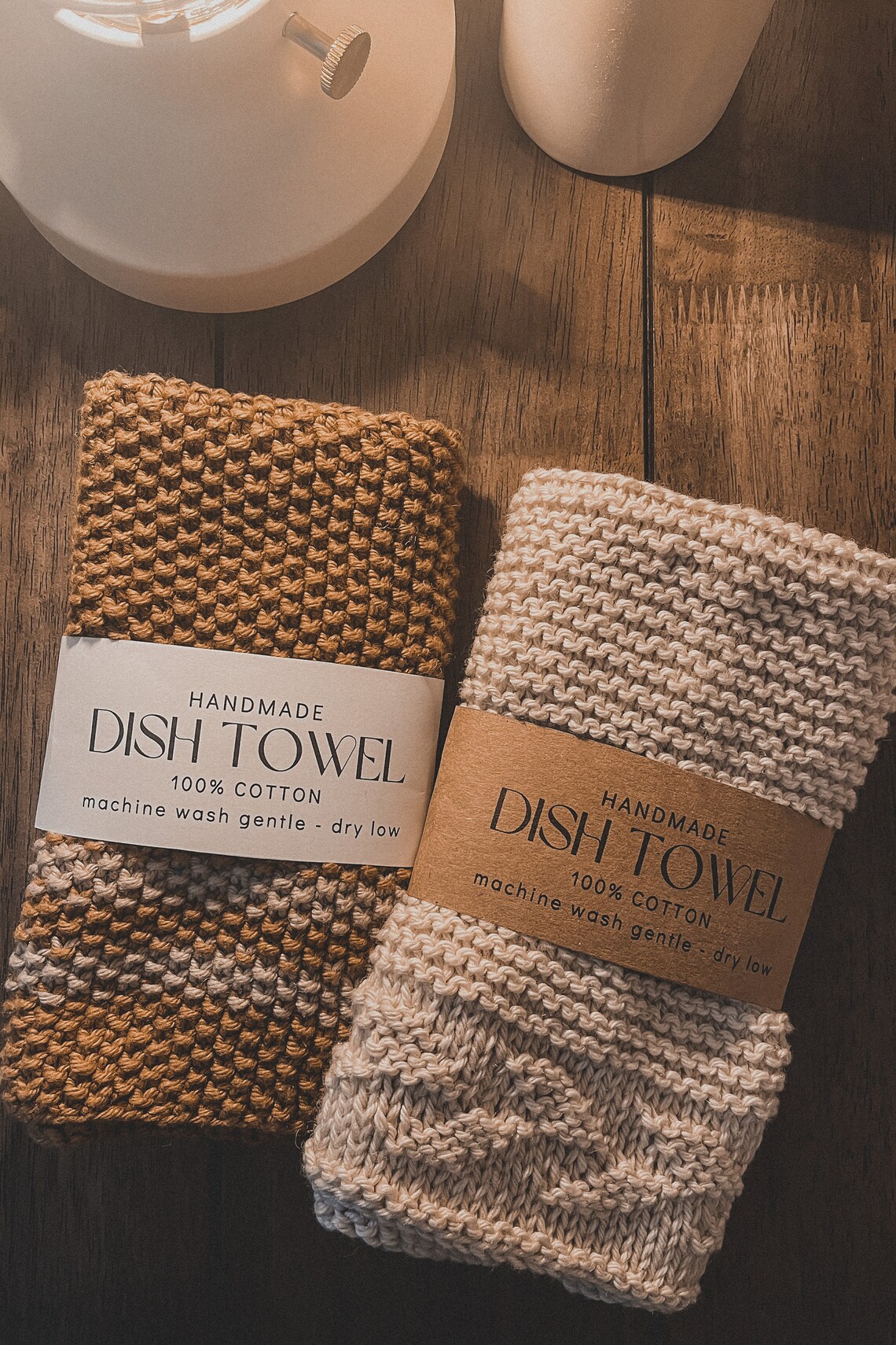 PRINTABLE Vintage Dishcloth & Washcloth Wrap Labels, DIY Knit Crochet ...