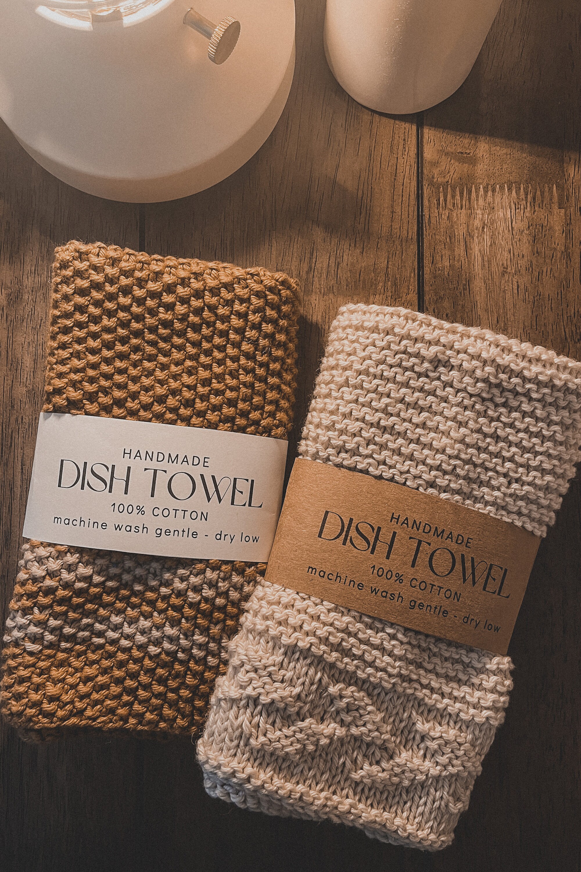 PRINTABLE Vintage Dishcloth & Washcloth Wrap Labels, DIY Knit Crochet ...