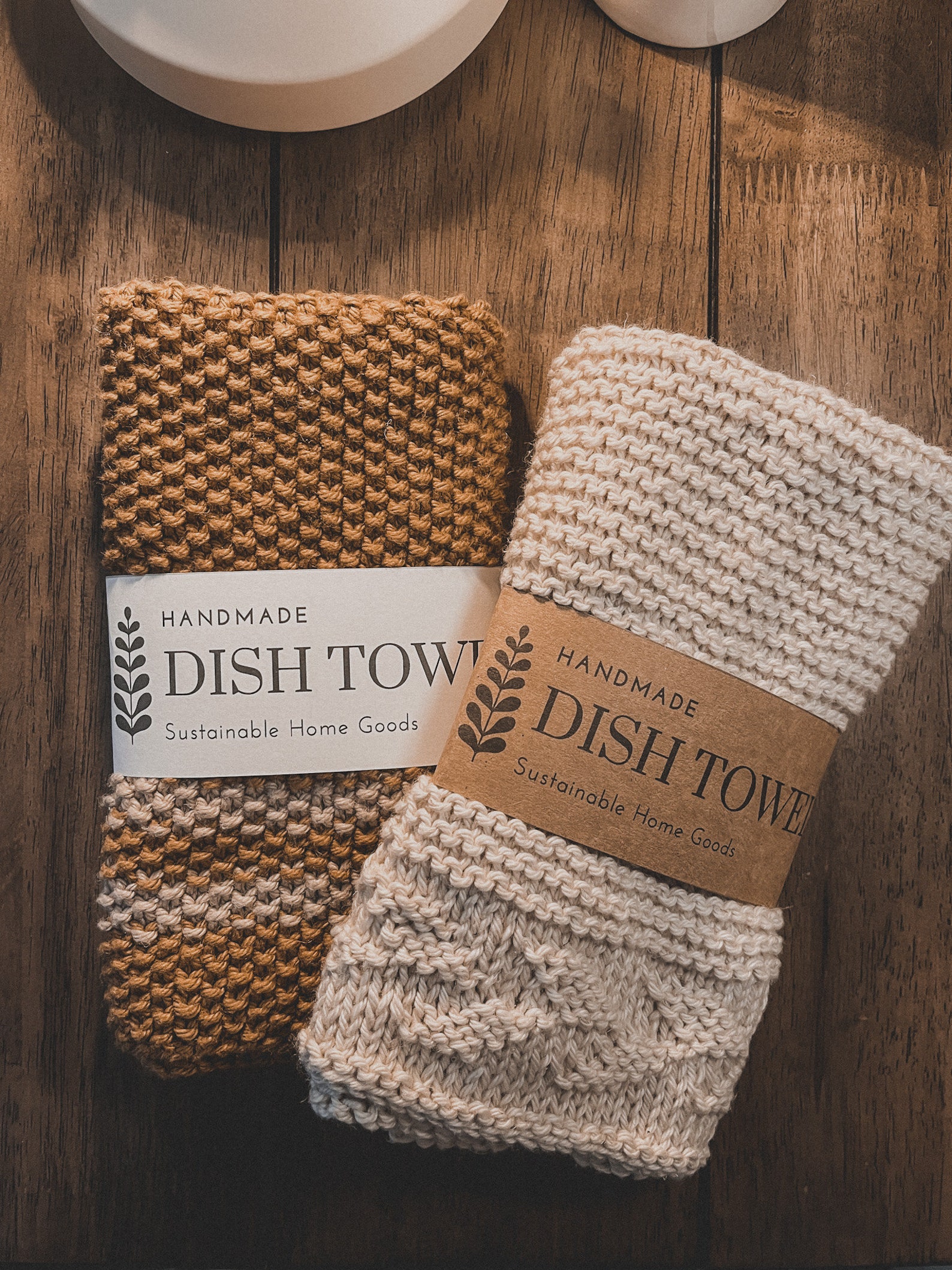 PRINTABLE Natural Dishcloth & Washcloth Wrap Labels, DIY Knit Crochet ...