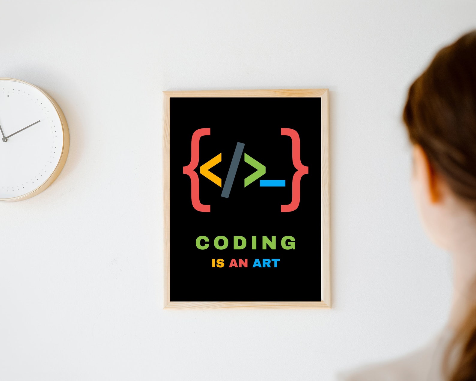 Coding is an Art Print: Developer Office Decor (digital Download) - Etsy