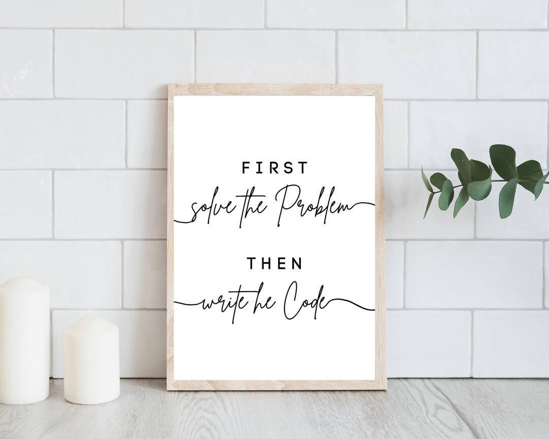 Printable Coding Quotes, Wall Art, Modern Art, Software Engineering ...