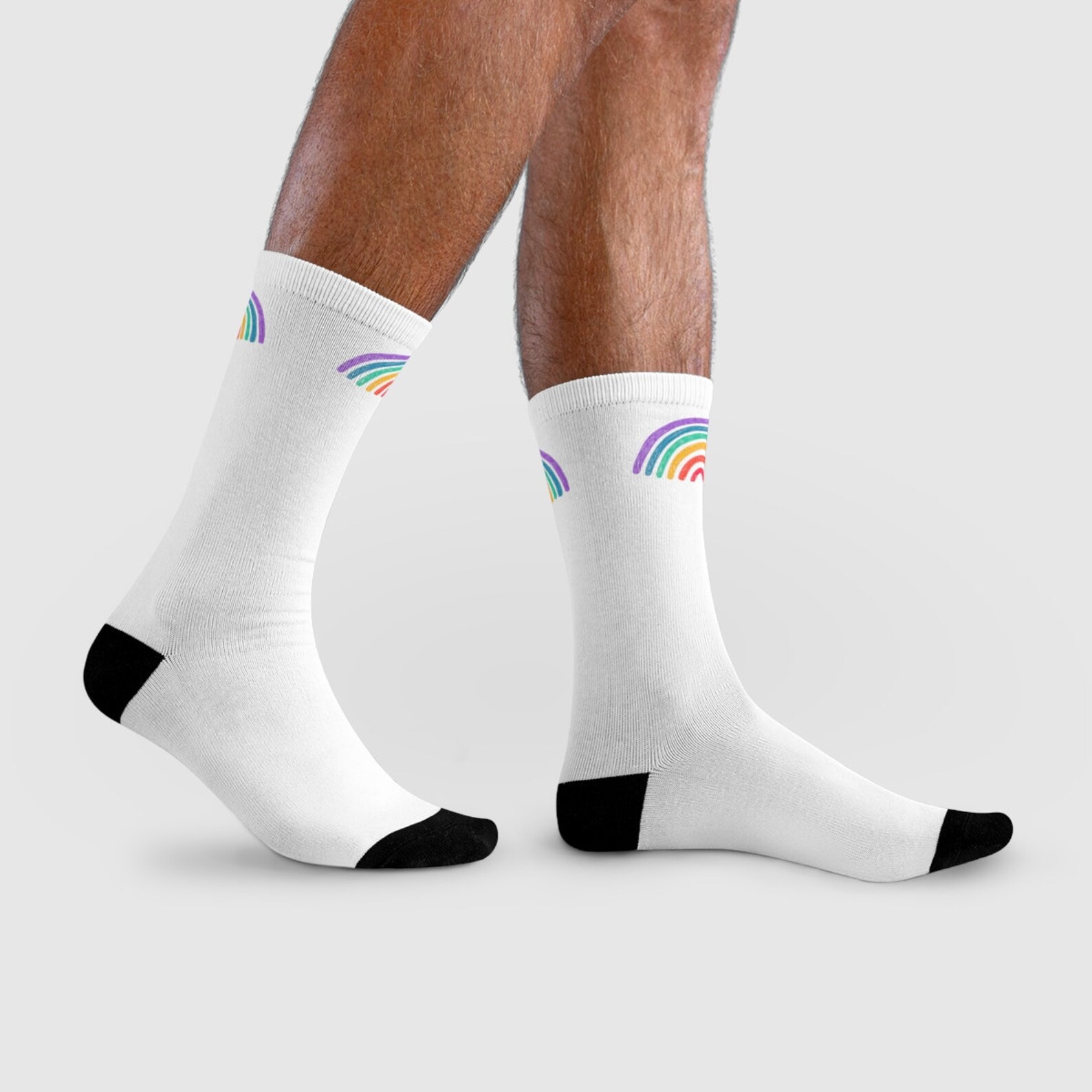 Rainbow Socks - Etsy