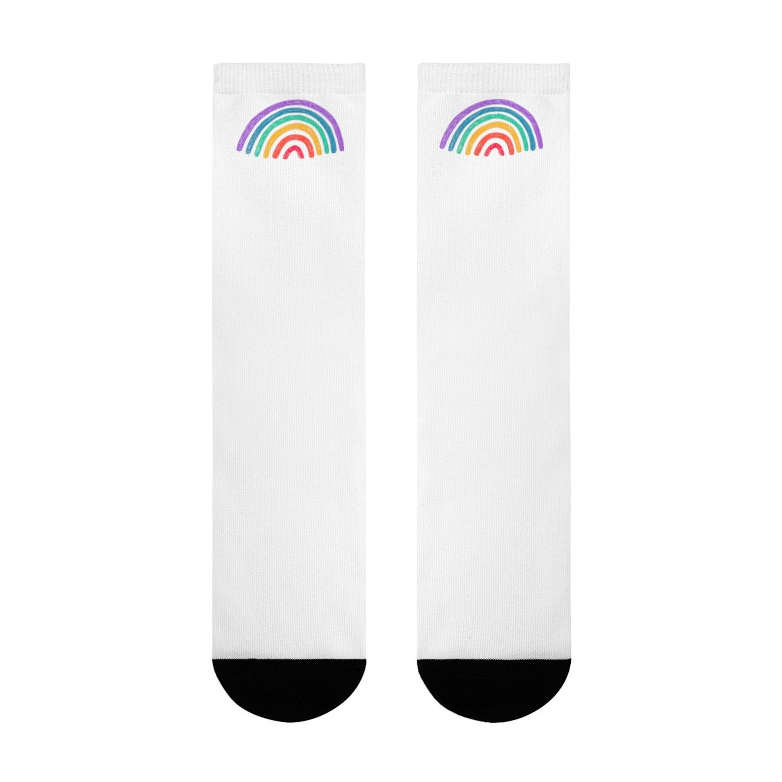 Rainbow Socks - Etsy