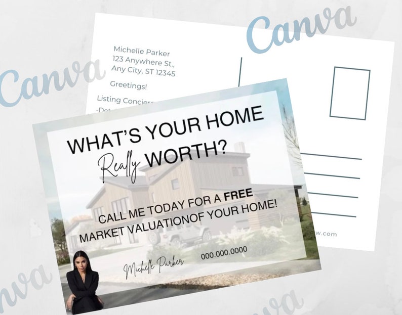 Real Estate Post Card, Realtor Farming Postcard, Real Estate Postcard ...