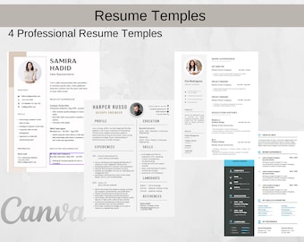 Resume Temple - Etsy