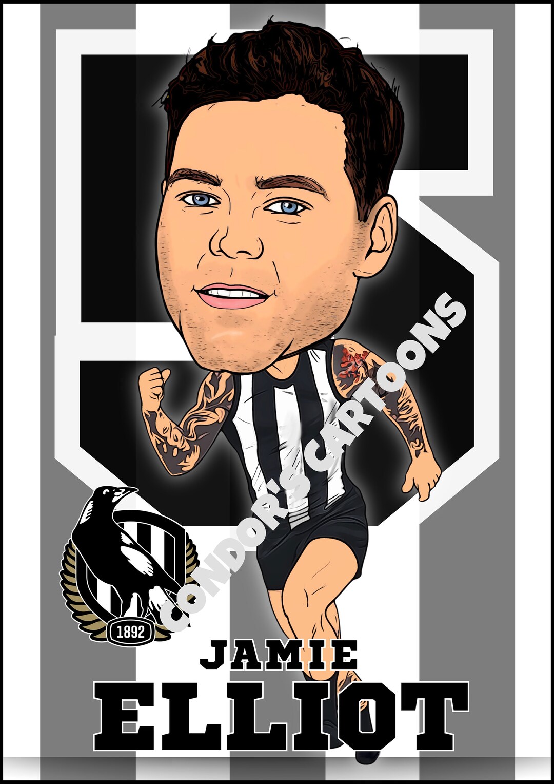Jamie Elliott Poster - Etsy