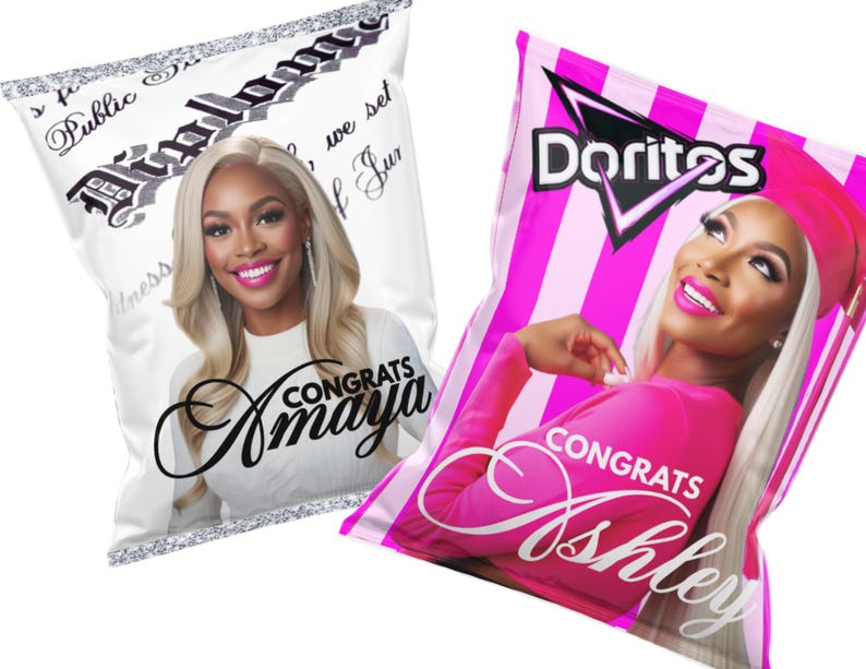 Graduation Chip Bag Template | Custom Editable Snack Bag | Canva Party ...