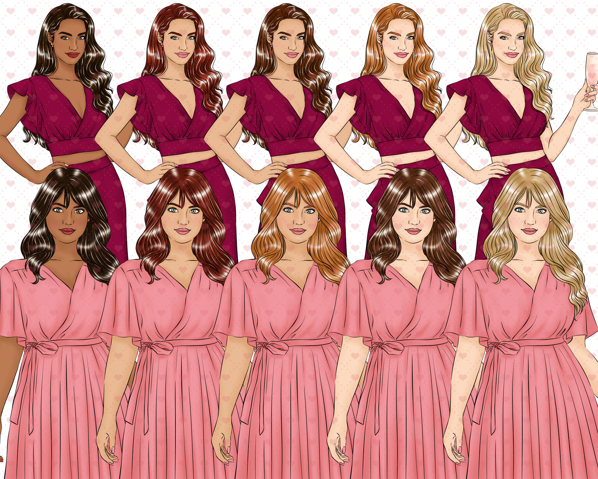 Celebration Clipart, Pink Birthday Party, New Year's Eve Party Clipart ...