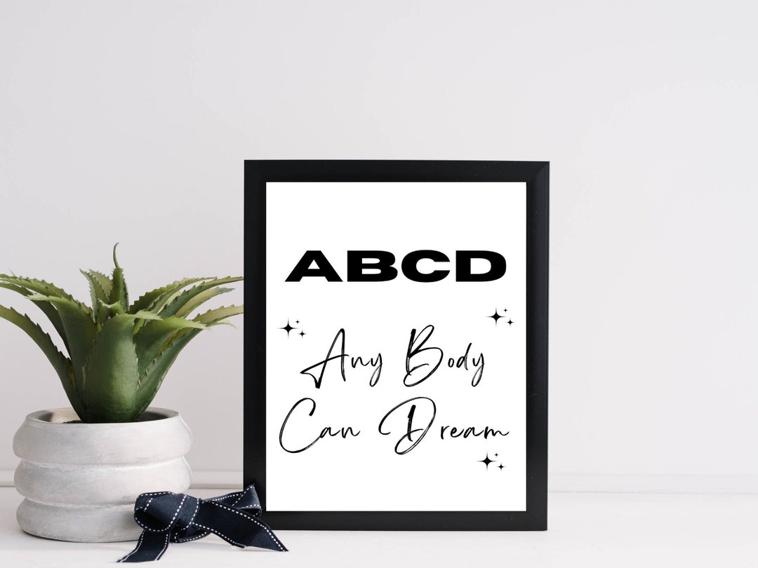 Positive Thinking INSPIRING ALPHABET ART, Anybody Can Dream & Abcd ...