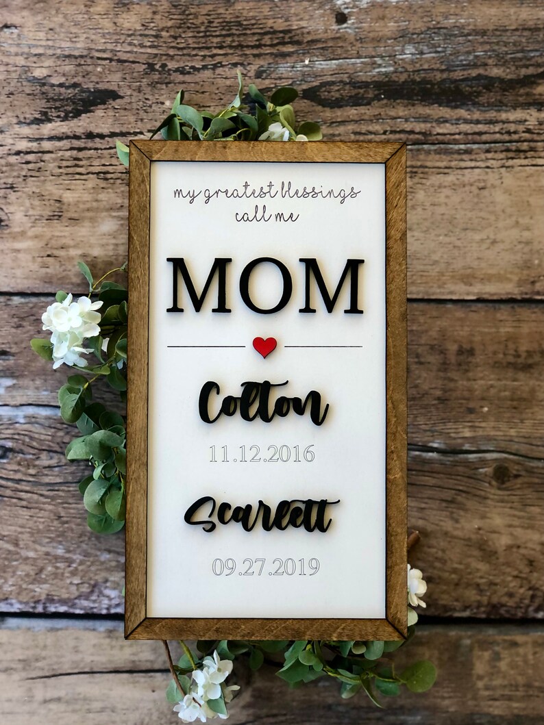 Mother's Day SVG Mother's Day Sign Personalized - Etsy