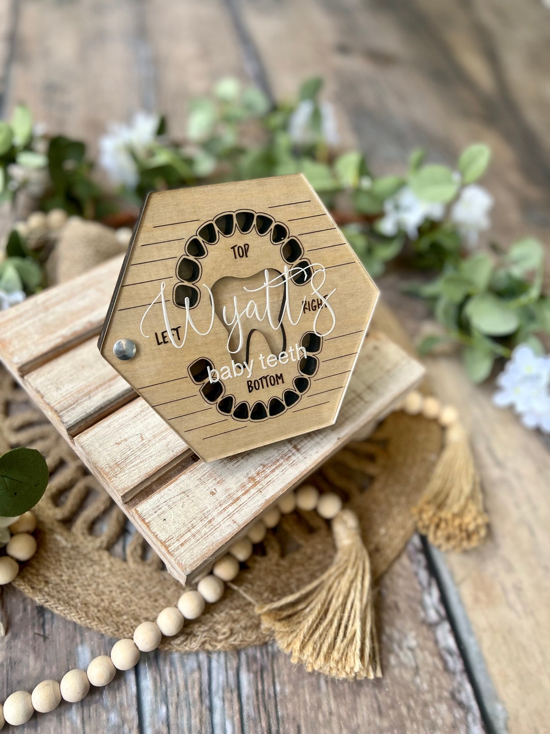 Tooth Keepsake Box Svg, Glowforge Files, Digital Files, Svg, Tooth Box ...