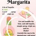 Margarita Printable Recipe - Etsy