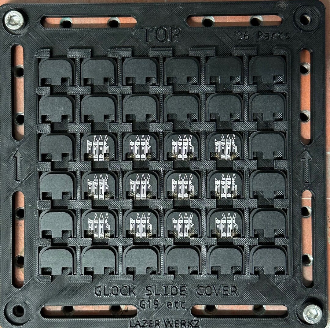 Glock Back Plate Slide Cover Jig for Laser Engraving, Not Firearms Part ...