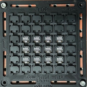 Glock Back Plate Slide Cover Jig for Laser Engraving, Not Firearms Part ...