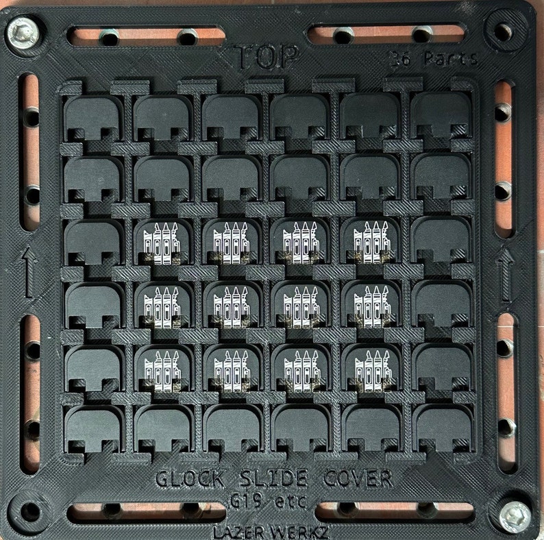 Glock Back Plate Slide Cover Jig for Laser Engraving, Not Firearms Part ...