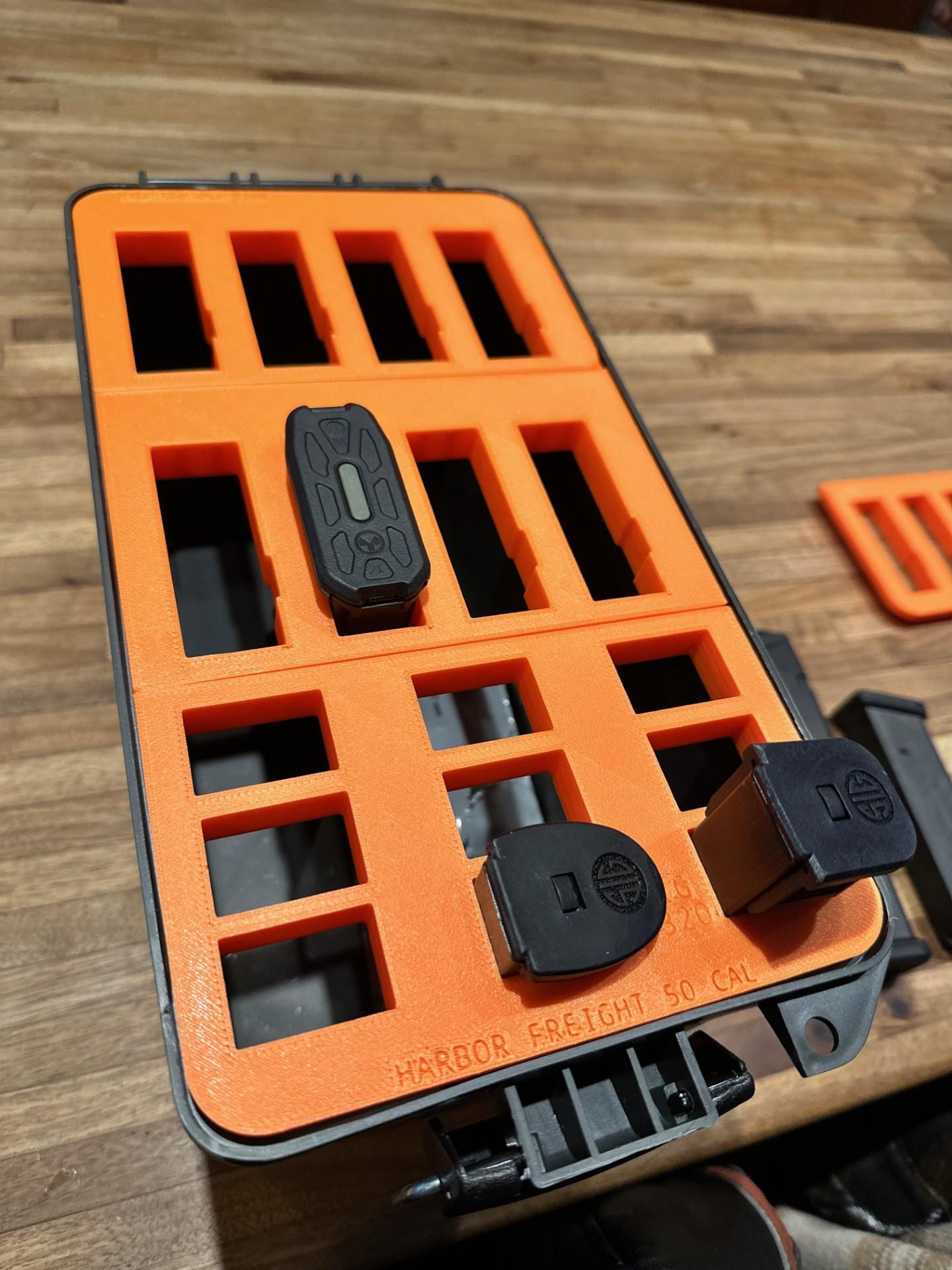 STL FILE Organizer for Harbor Freight 50 Cal Ammo Can, 556 223 Size 3 ...