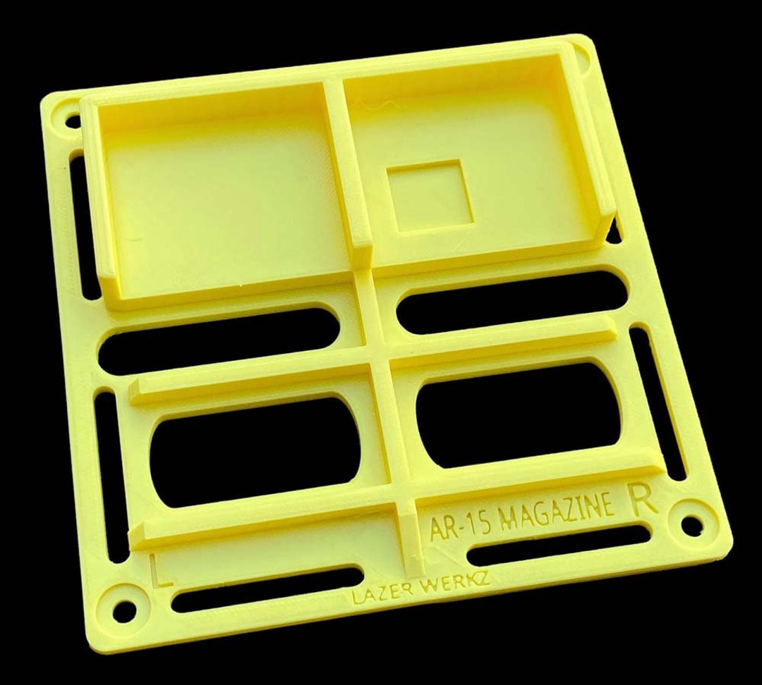 Laser Engraving Jig for A-R 5.56, .223, .300 Blk, Magpul Duramag Etc ...