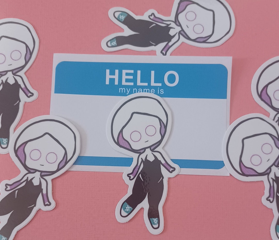 Chibi Gwen Stacy Sticker Into the Spider-verse - Etsy